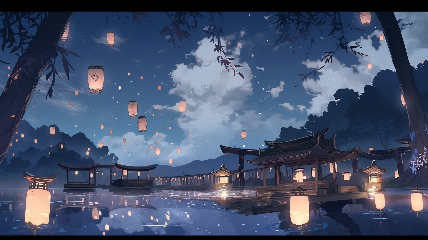 Niji journey V5의 4가지 스타일