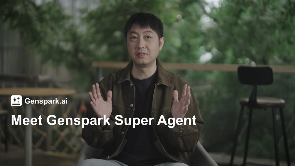 젠 스파크 슈퍼 에이전트 기능! 이건 물건이다! (Genspark Super Agent)